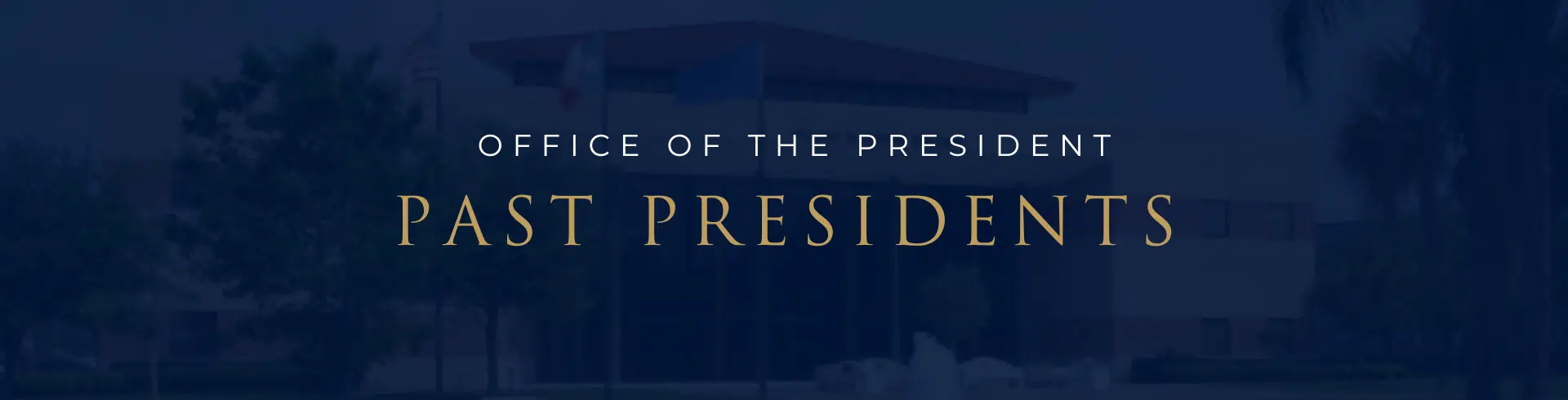Office of the President | Past Presidents - Texas Chiropractic College